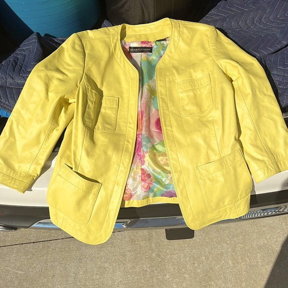 Dana Buchman | Jackets & Coats | Dana Bachman Leather Jacket | Poshmark